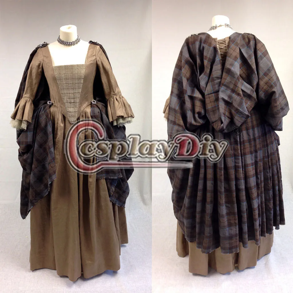 Outlander Letitia Mackenzie Cosplay Costume Dress Suit Outlander Claire ...