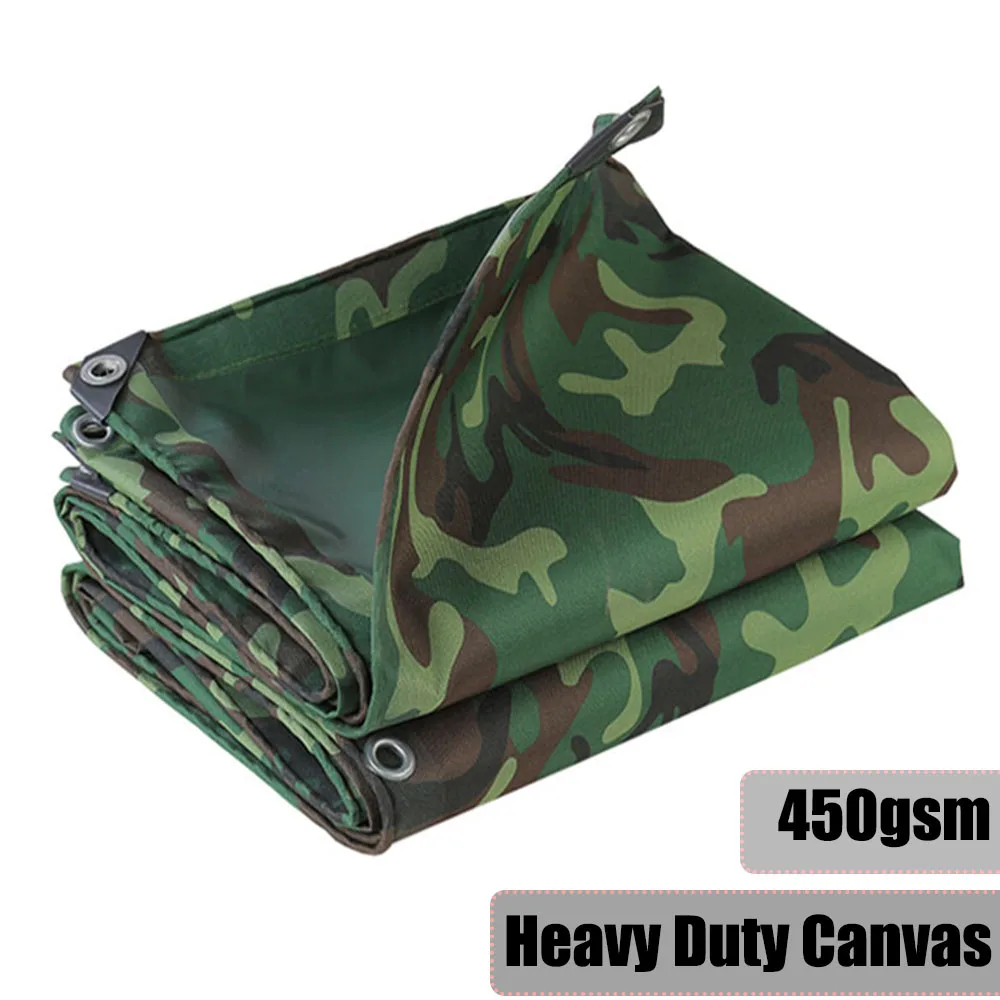 Custom-Size-Wear-resisting-Truck-Car-Canvas-Camouflage-Rainproof-Tarp ...