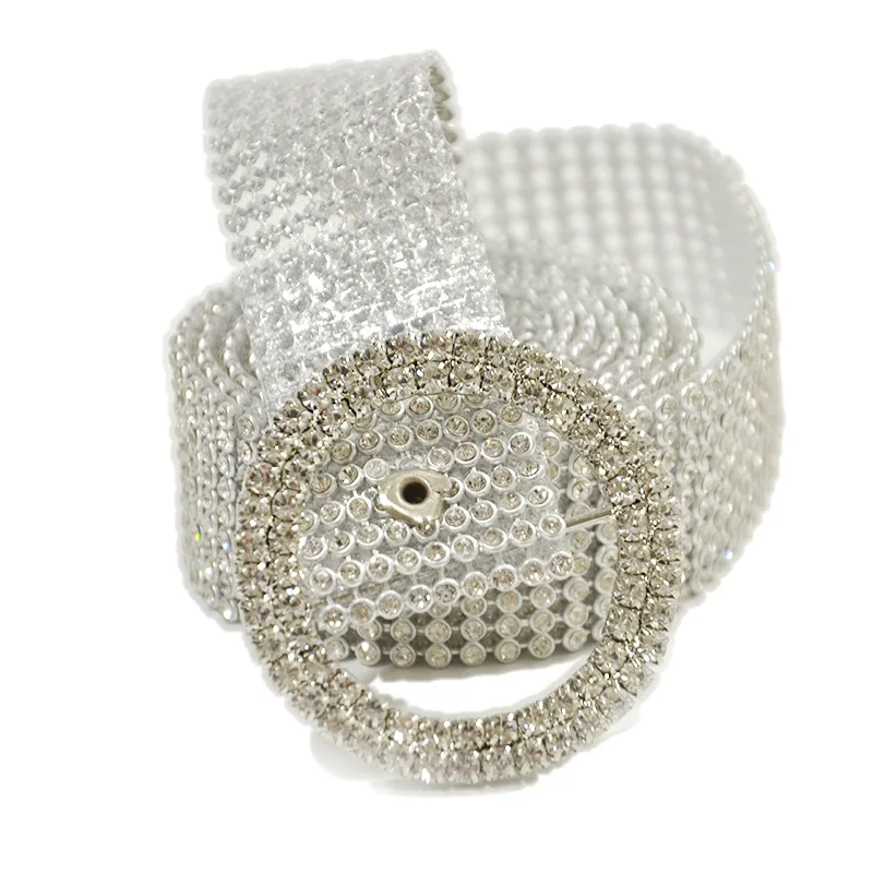 1 шт. женский Блестящий Пояс-цепочка на талию с кристаллами и ...