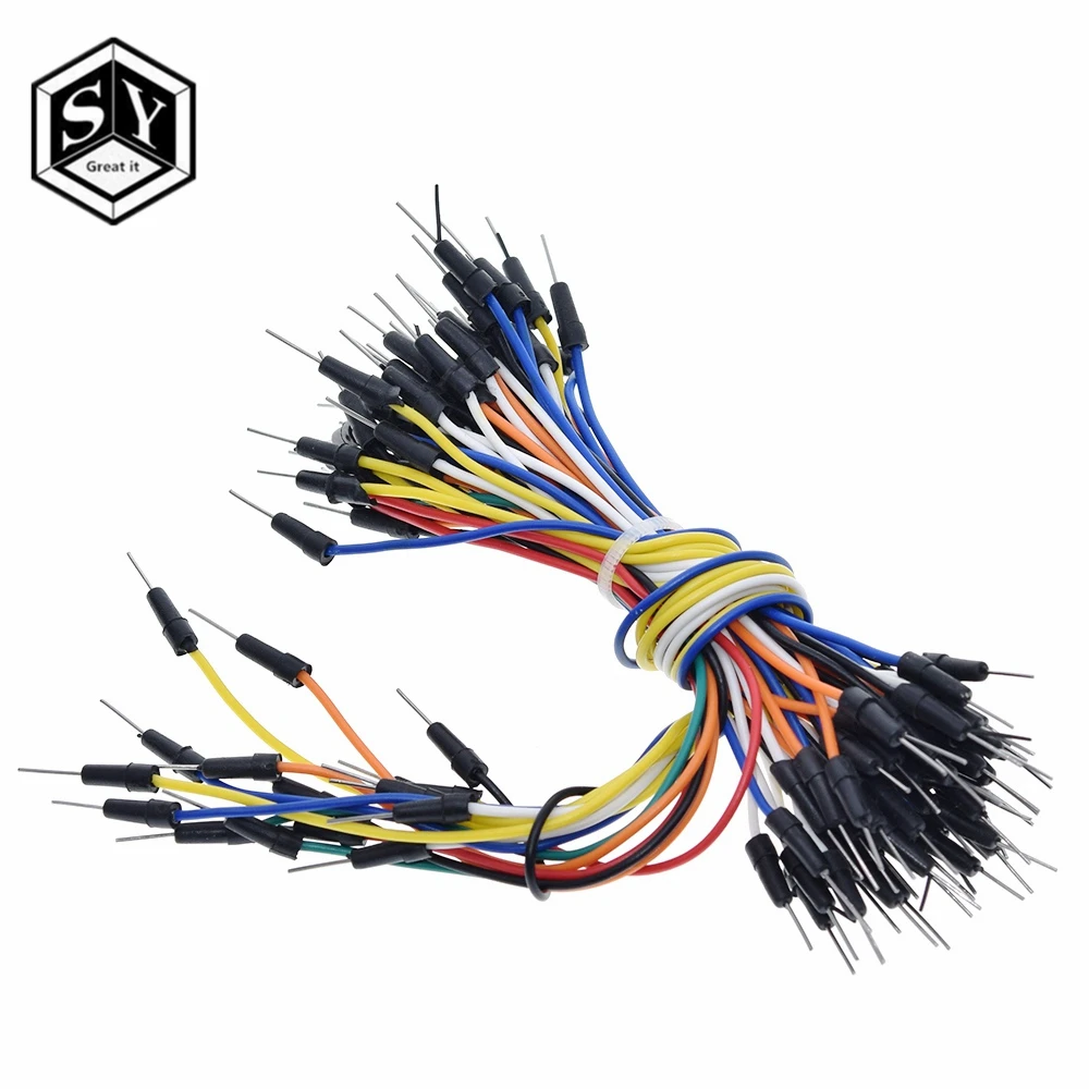 Smart Electronic Diy Kit 65pcs Jump Wire Cable Male To Male Flexible ...