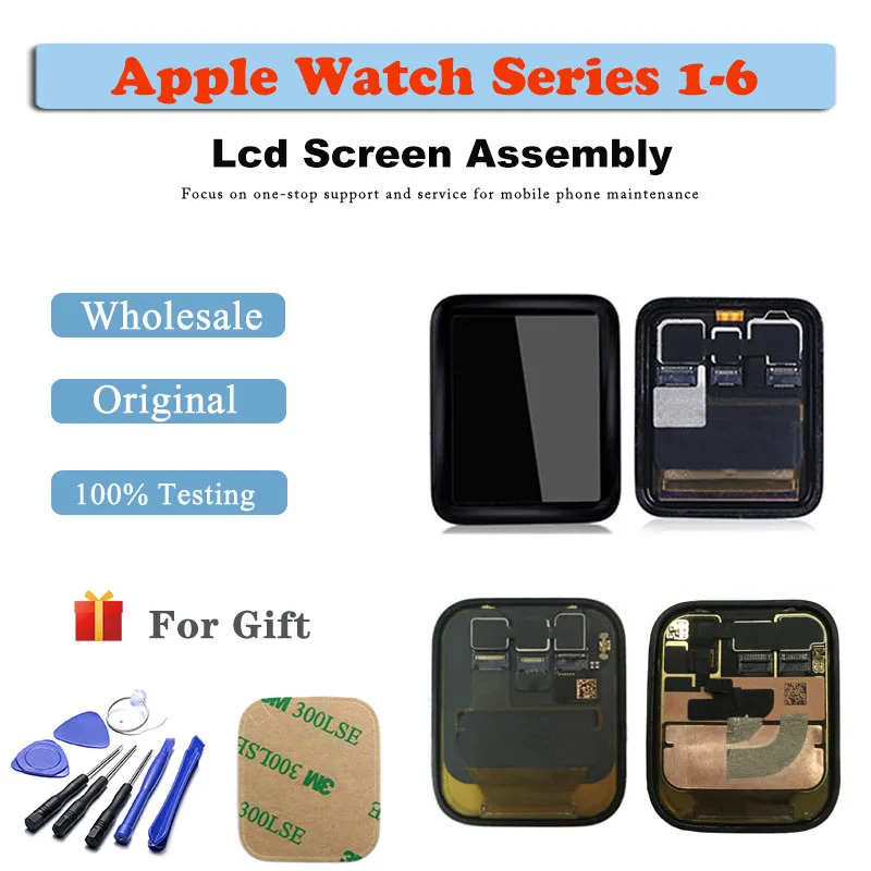 For Apple Watch Series 6 Lcd Display Touch Screen Digitizer 38mm/42mm ...