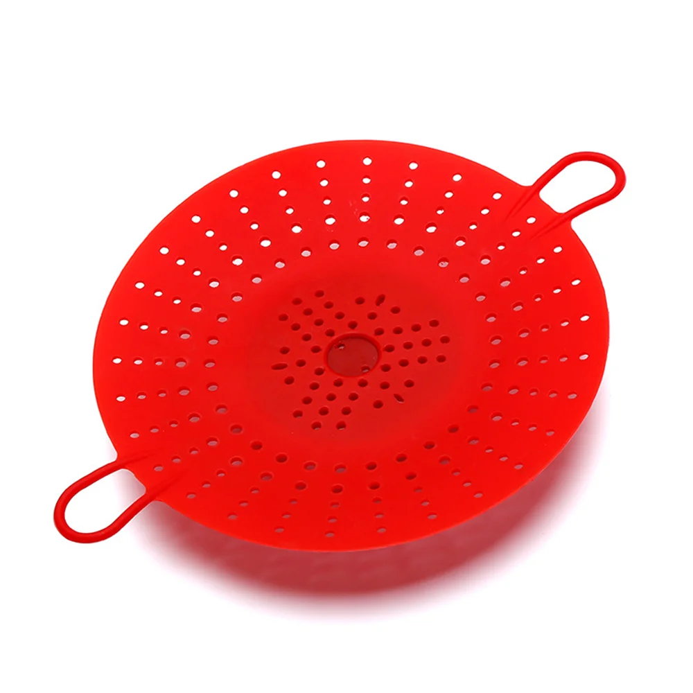 Silicone-Steam-Basket-Mat-Steamer-Rack-Dumplings-Microwave-Cookware ...