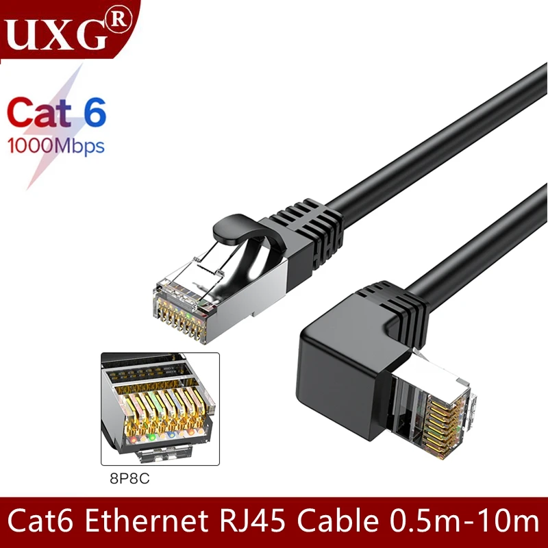 Ethernet Cable | 90 Degrees Ethernet Cable | Utp Patch Cord 90 Degree ...