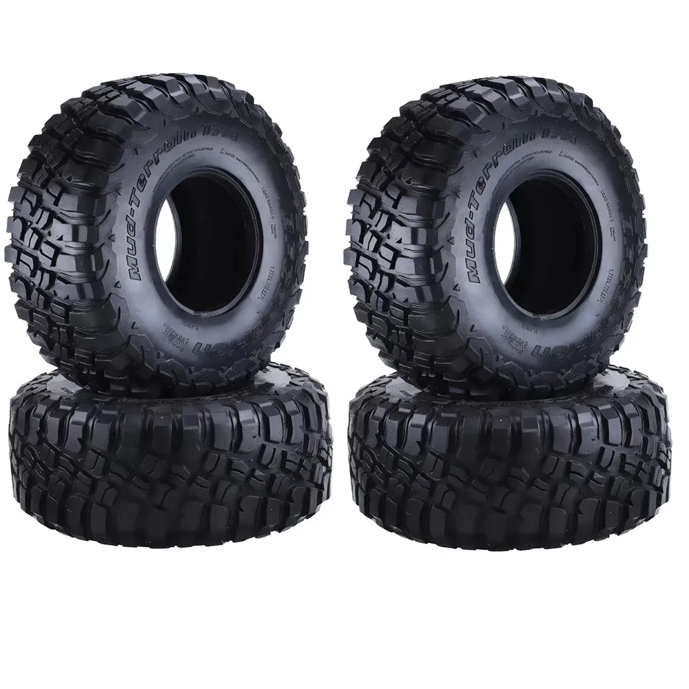 Neumáticos de goma para Rock Crawler Axial SCX10, 120, D90, D110, TF2 ...