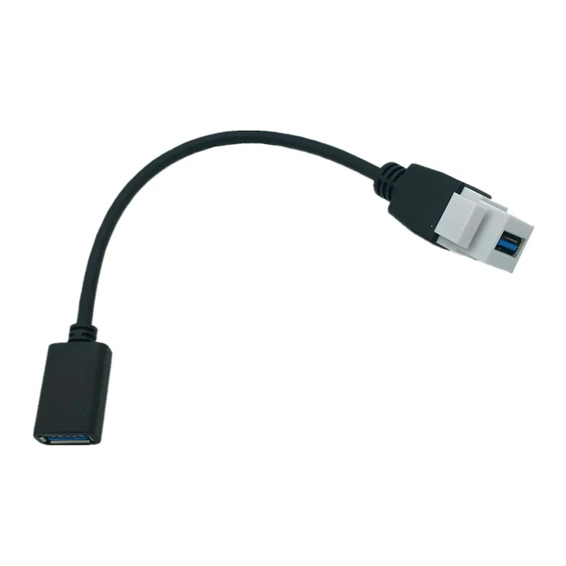 USB 3.0 A Female to Female Panel Mount Insert Adapter for Wall Socket ...