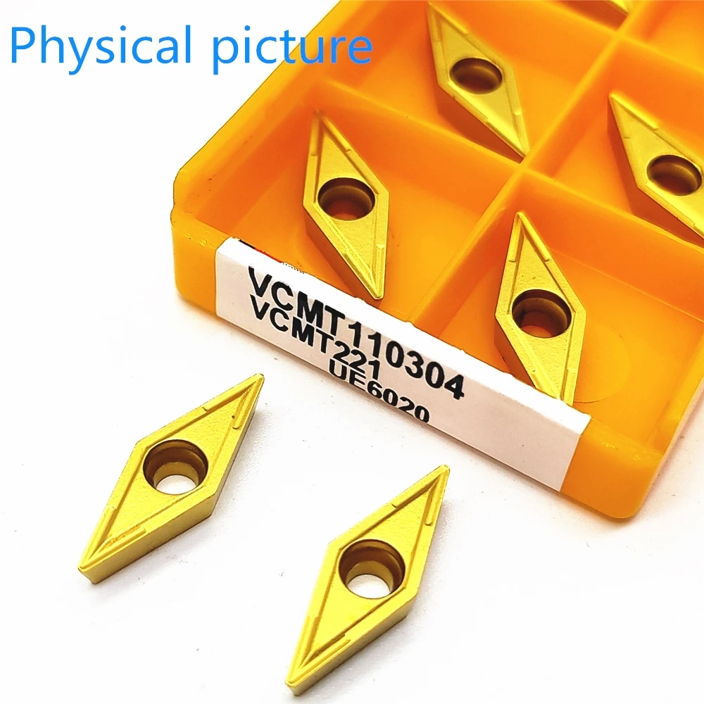 VCMT110304 VP15TF UE6020 US735 Carbide Insert Steel Processing VCMT ...