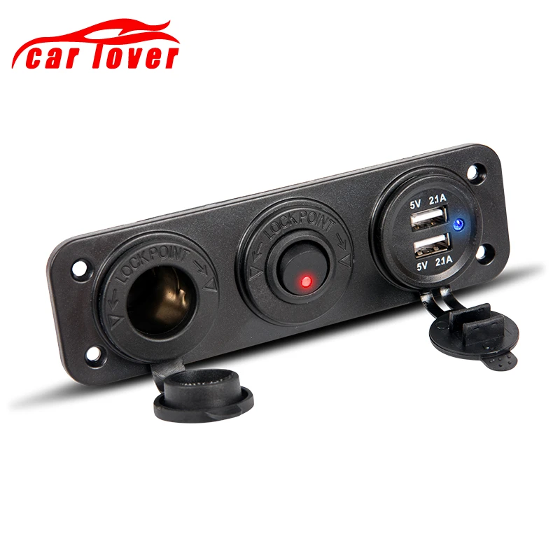 Fast-Charger-2-Port-Usb-Individual-Cigarette-Lighter-Socket-Car ...