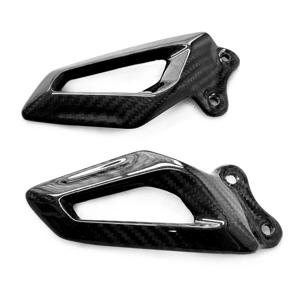 S1000RR Carbon Fiber Motorcycle Heel Guard Rearset Plate Foot Peg ...