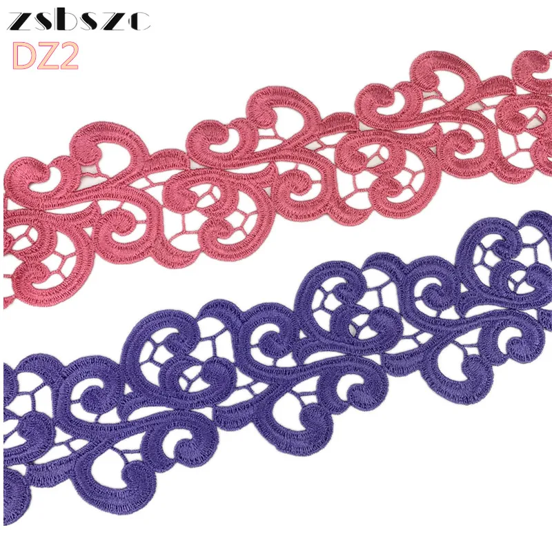 zsbszc 20 yards color custom embroidery lace width 8 cm water soluble ...