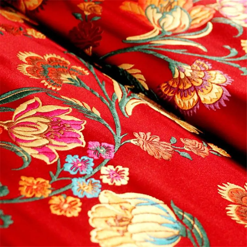 Red Chinese Fabric