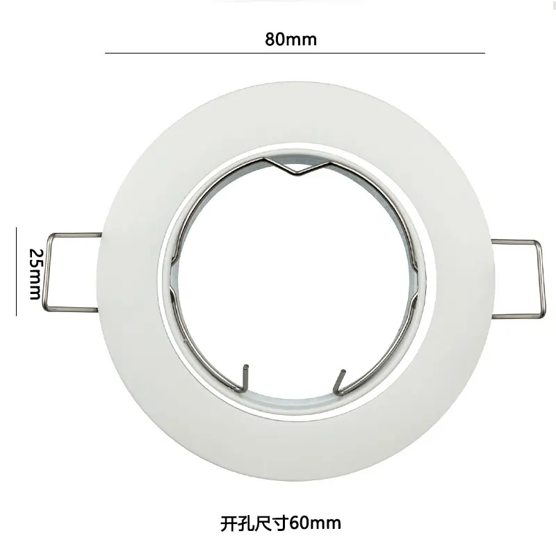Gu5.3 Gu10 Mr16 Led Spotlights Fixtures Trim Ring Fittings Frame ...
