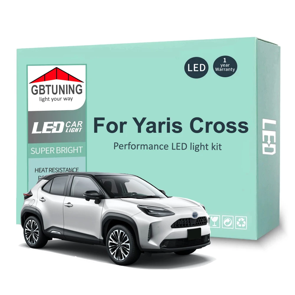 11Pcs-LED-Interior-Light-Bulb-Kit-For-Toyota-Yaris-Cross-2020-2021-Car ...