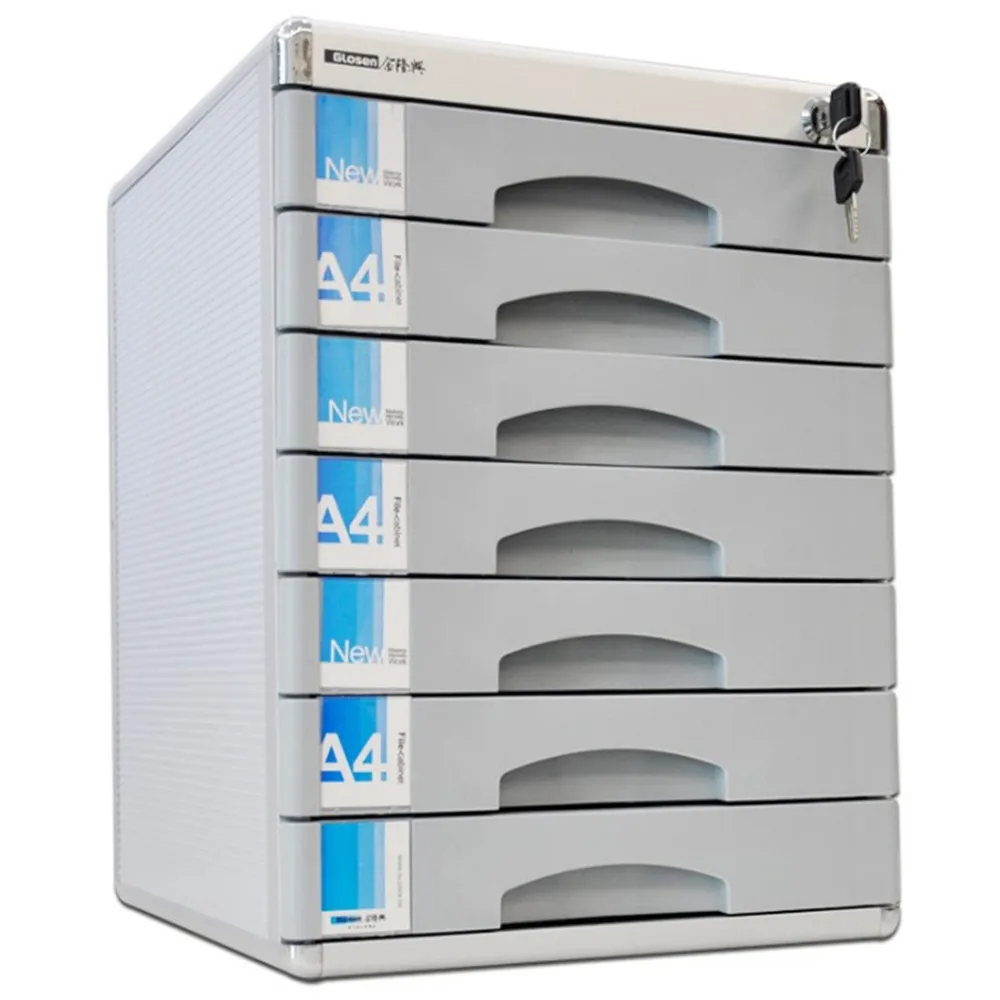Filing-cabinets-7-layers-drawer-PC-aluminum-alloy-A4-desk-finishing ...
