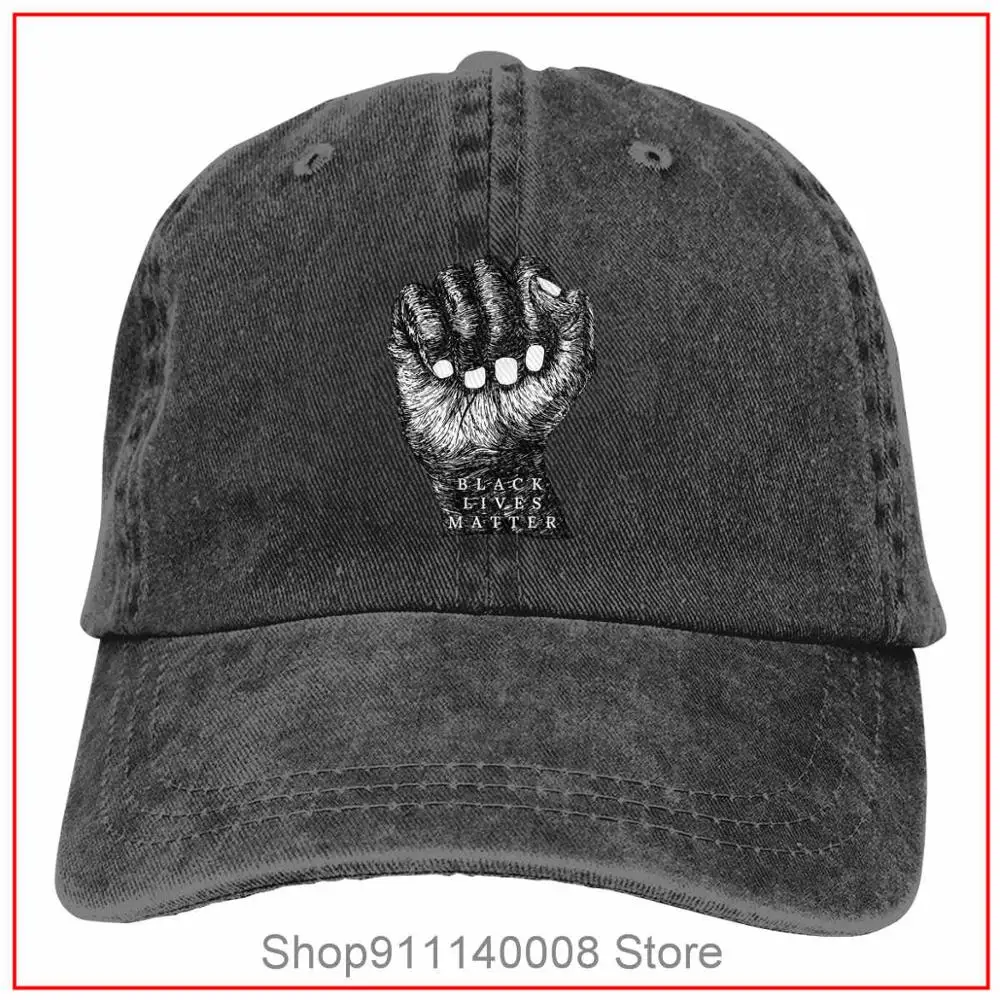 Black Lives Matter Illustration Men Women Bucket Hats Baseball Caps ...