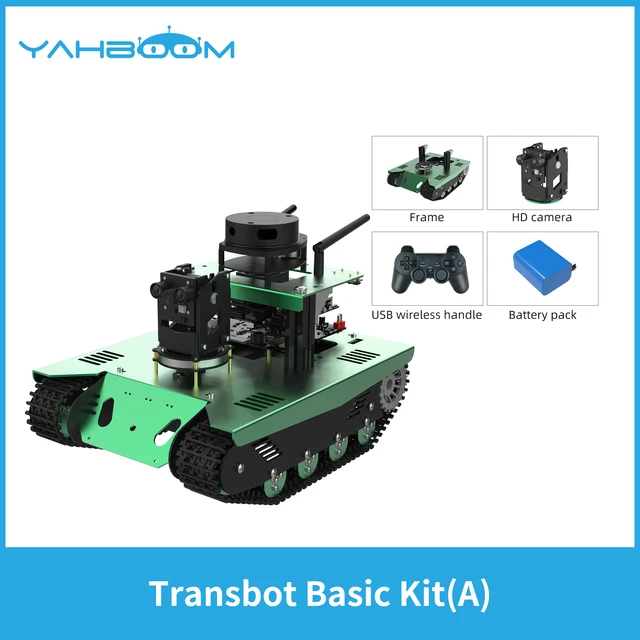 Yahboom Transbot ROS 교육용 로봇 키트, 파이썬 프로그래밍 라이더 깊이 카메라, MoveIt 3D 매핑 ...