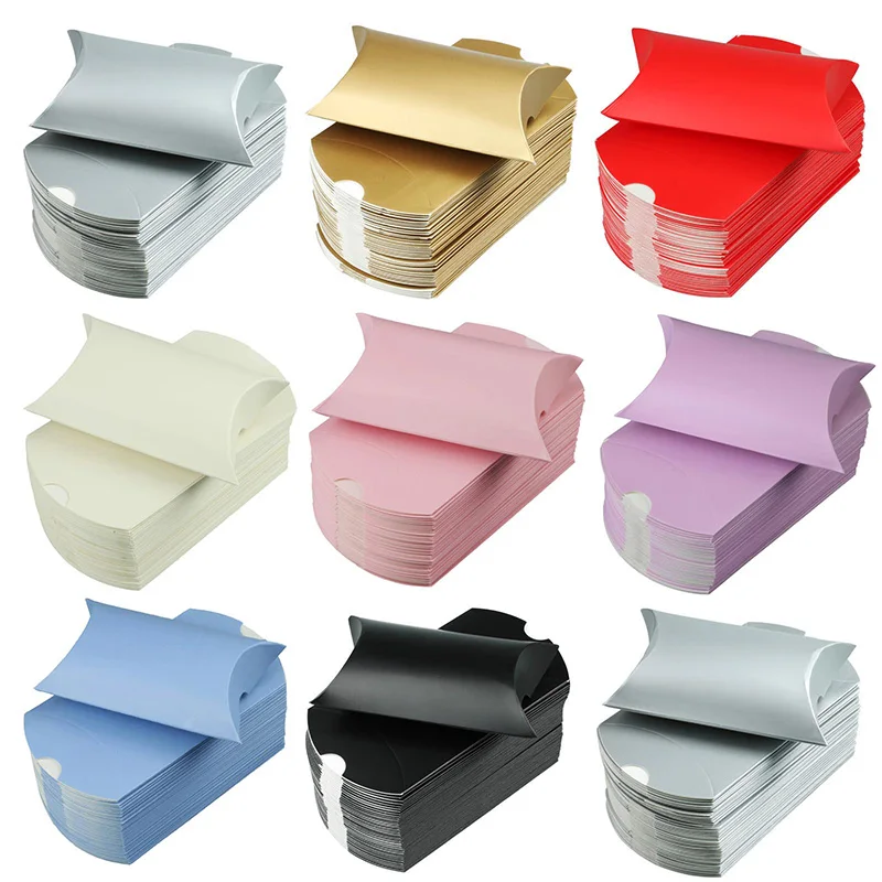 50pcs-Pillow-Box-Wedding-Party-Favor-Paper-Gift-Box-Candy-Boxes-Supply ...