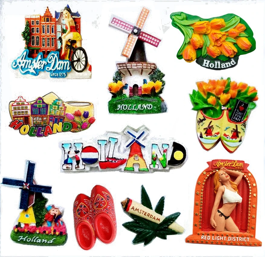 Netherlands-Amsterdam-Tulip-Windmill-3D-Fridge-Magnets-Tourism ...