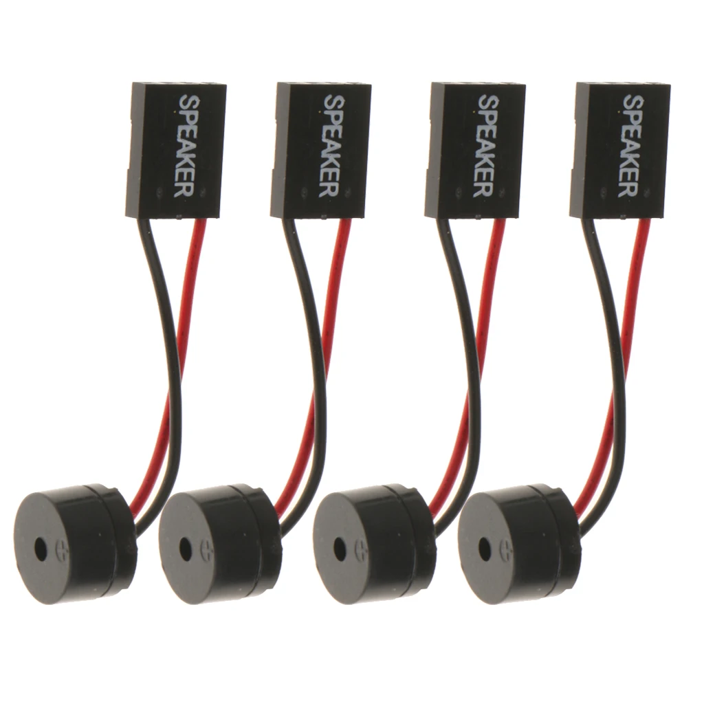 4 Pieces Computer Pc Internal Speaker Motherboard Cpu Case Alarm Buzzer ...