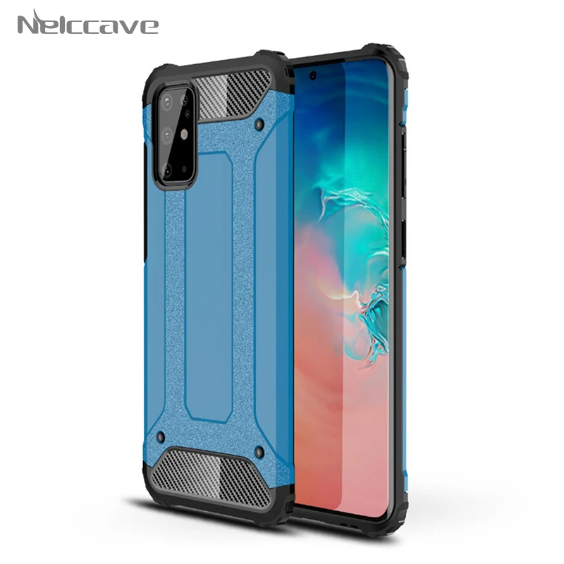 Funda híbrida a prueba de golpes para teléfono móvil Samsung, carcasa armadura a prueba de ...