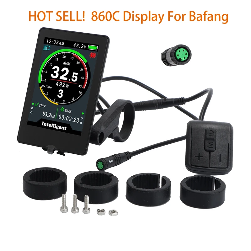 Electric-Bike-Color-Display-860C-for-BAFANG-BBSHD-BBS02B-BBS01B-Mid ...