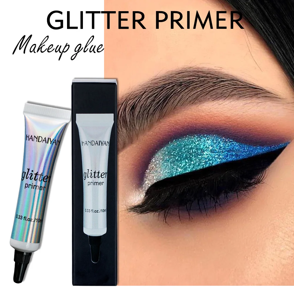 HANDAIYAN Glitter Primer Sequined Primer Eye Makeup Cream Waterproof ...
