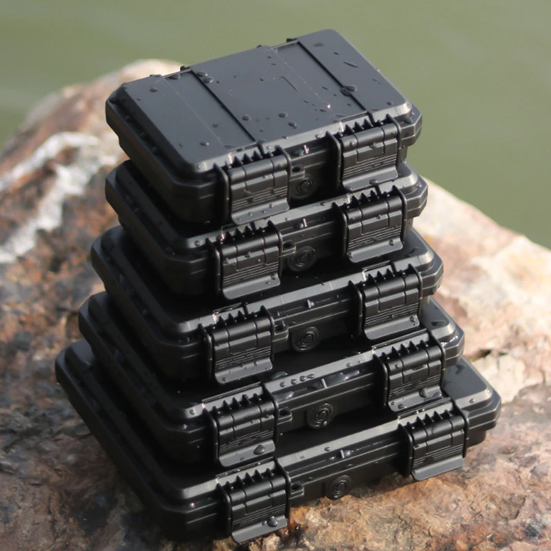 Caja de herramientas de plástico hermético, caja de seguridad ...