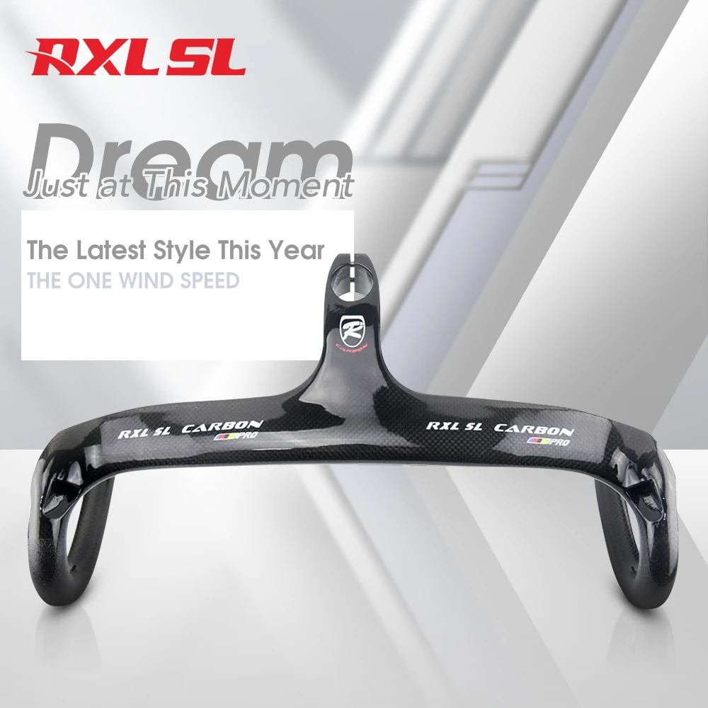 RXL SL Carbon Road Handlebar Integrated With Stem 2021 New Arrival 1 1/ ...