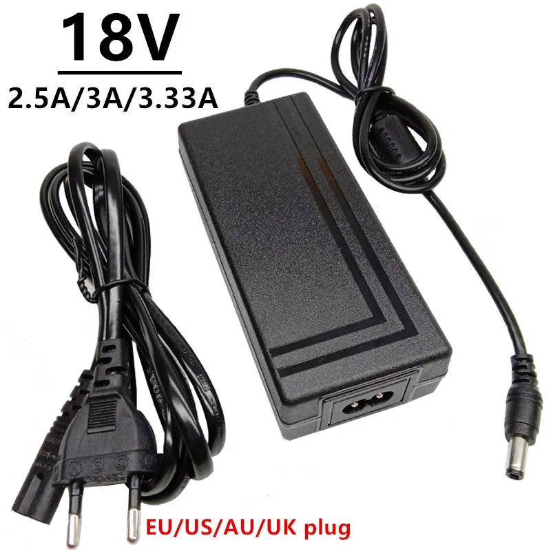 18v 18v2.5a 18v3a 18v3.33a Transformer 18 Volt Universal Power Adapter ...