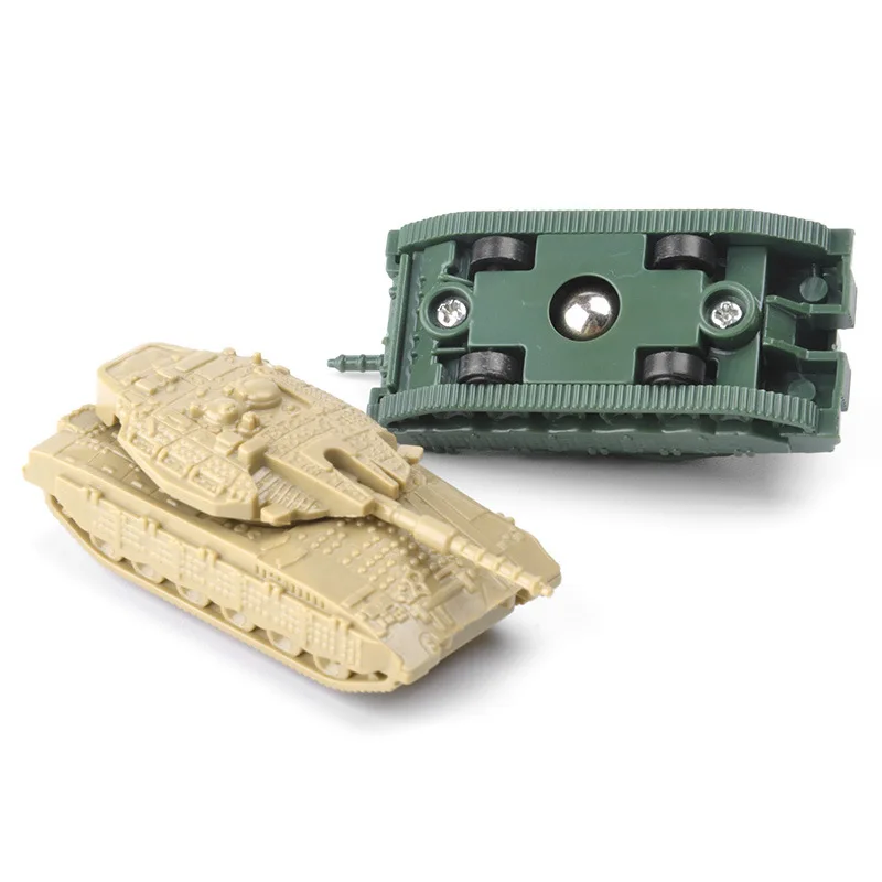 4Pcs Mini 1/144 Tanks Model Toys Kids Ww2 Soldier Russian T80 MK4 ...