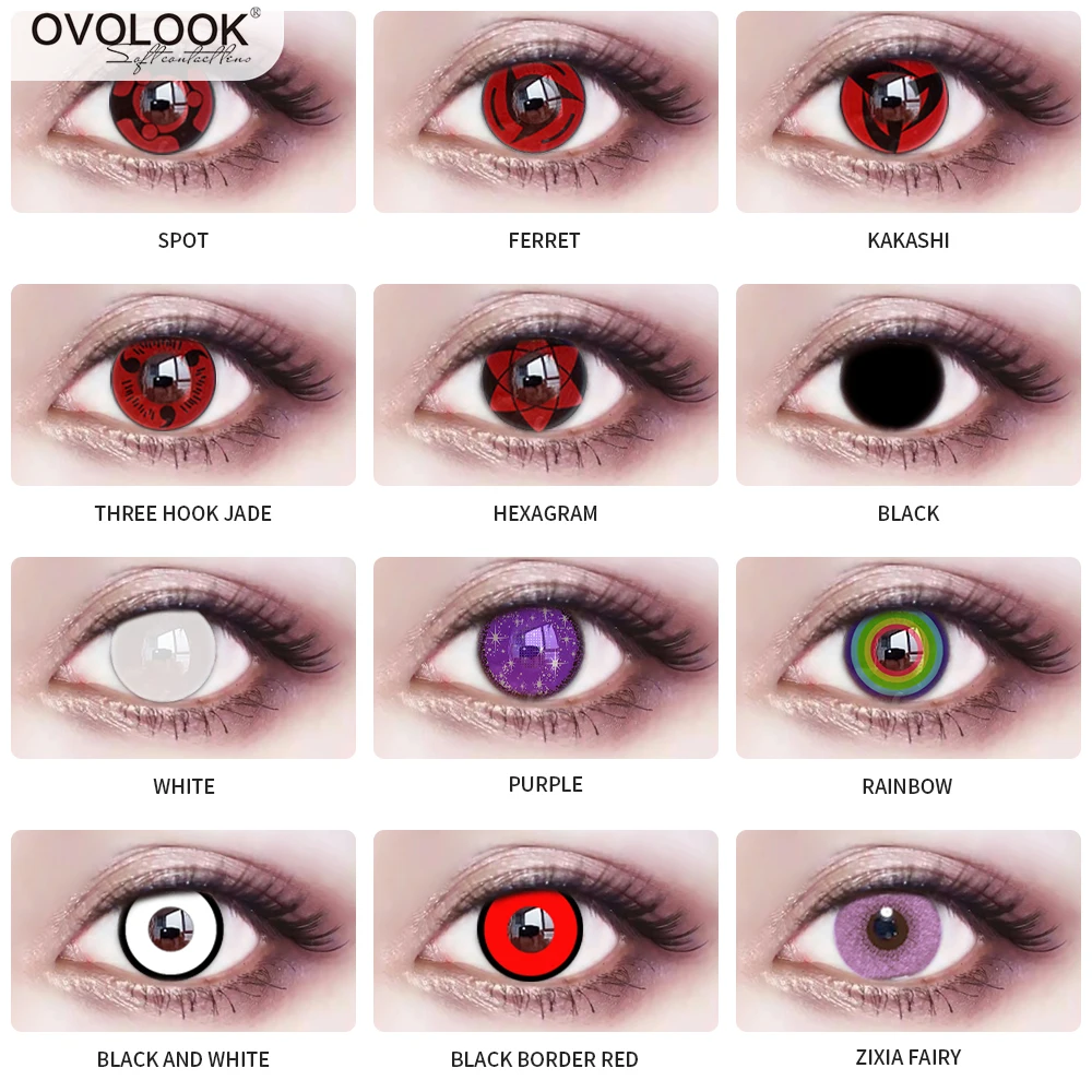 OVOLOOK-2pcs-pair-Halloween-Cosplay-Colored-Contact-Lenses-for-Eyes ...
