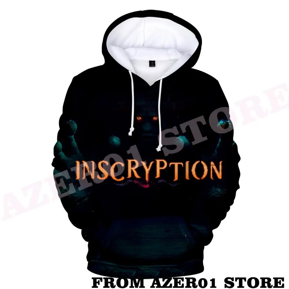 Inscryption Merch 3D พิมพ์ชุดฤดูหนาว Hoodies กีฬา Hooded เยาว์ Kawaii ...