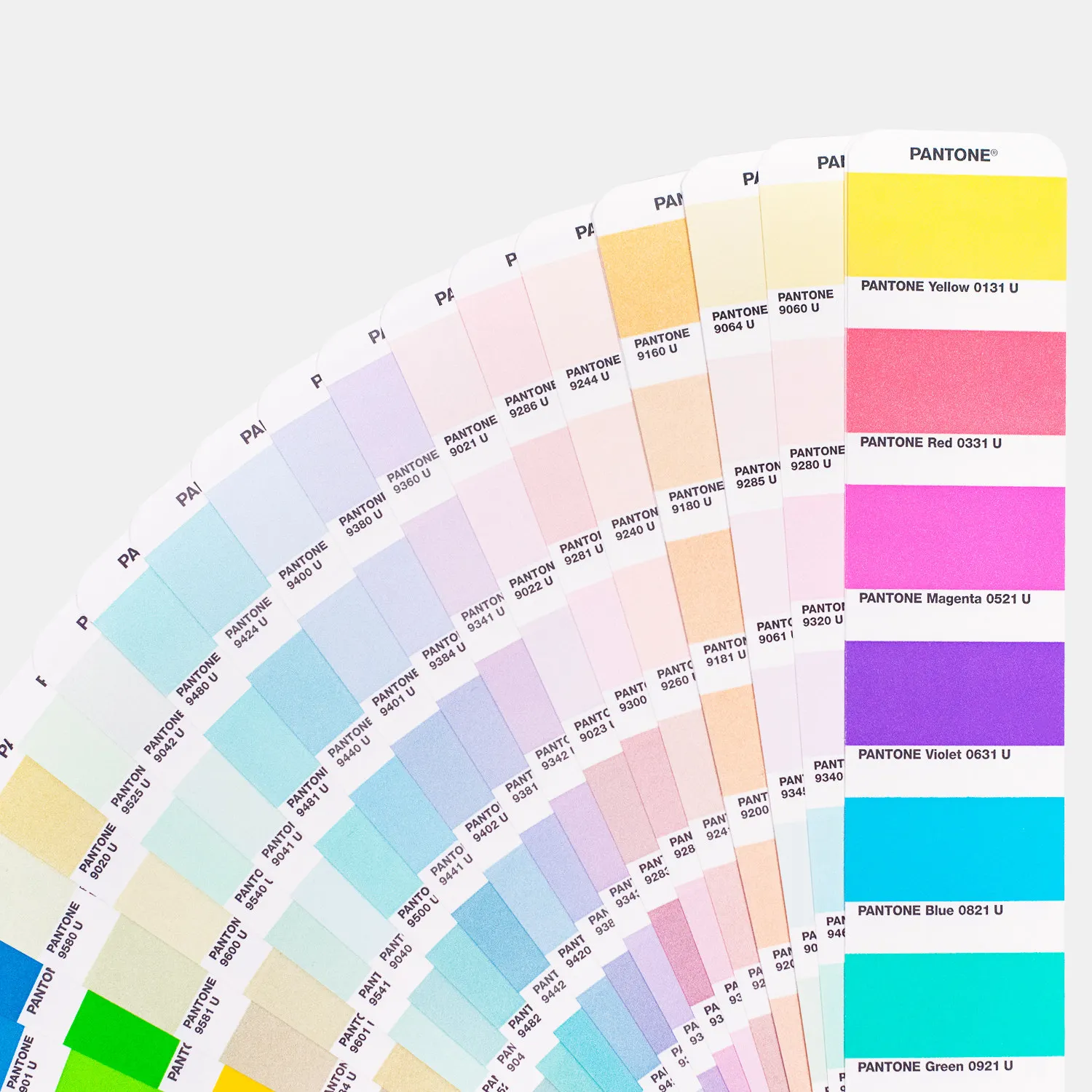 Pastel Pantone Numbers