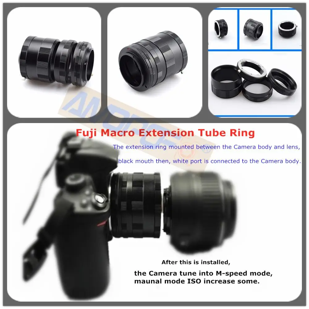 Fuji Extension Tube Macro Ring Compatible With For Fujifilm X-pro 1 X ...
