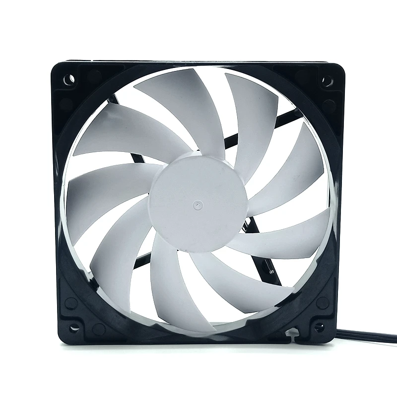 Chassis Cooling Fan Water-cooled Fan Ultra-quiet RGB Blue Light 12cm ...