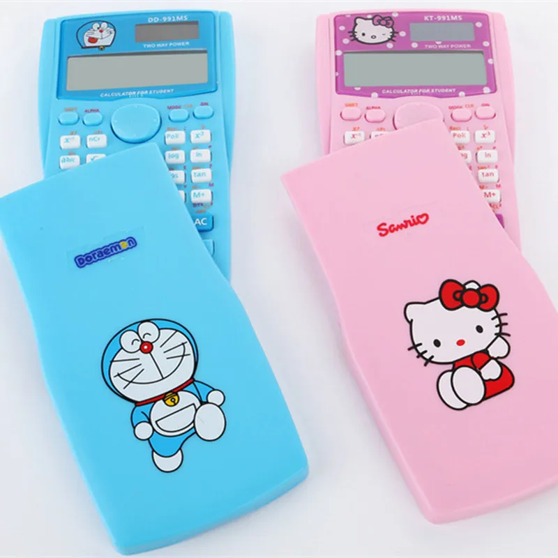 Cartoon-Lovely-pink-Function-Portable-Calculator-Uniwise-10-2-Digital ...