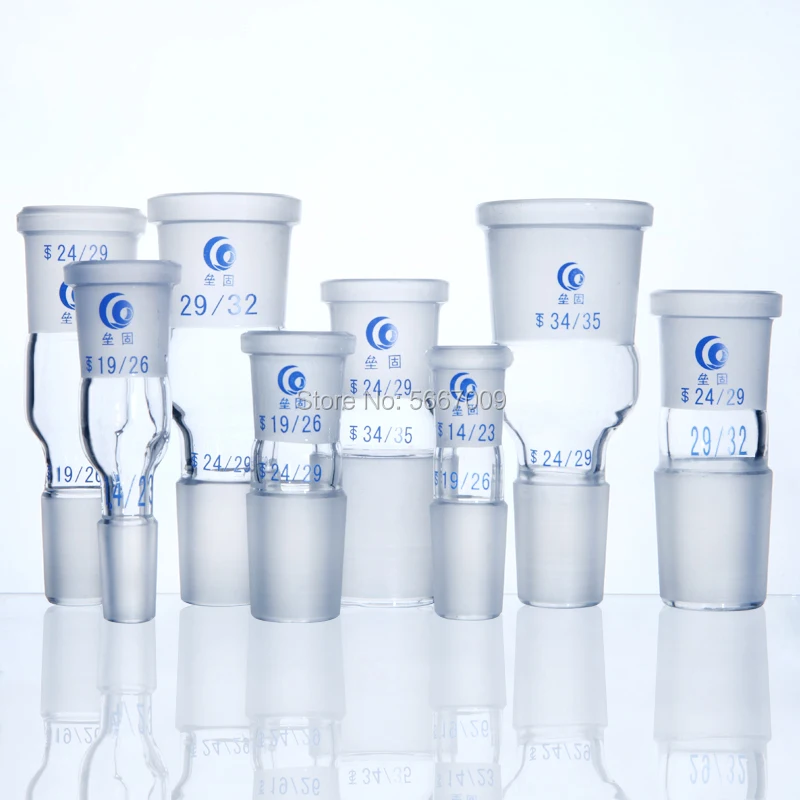 1pcs Lab Glass Adapter 24*19/19*14/29*24/19*24/24*29, Glass Female/male ...