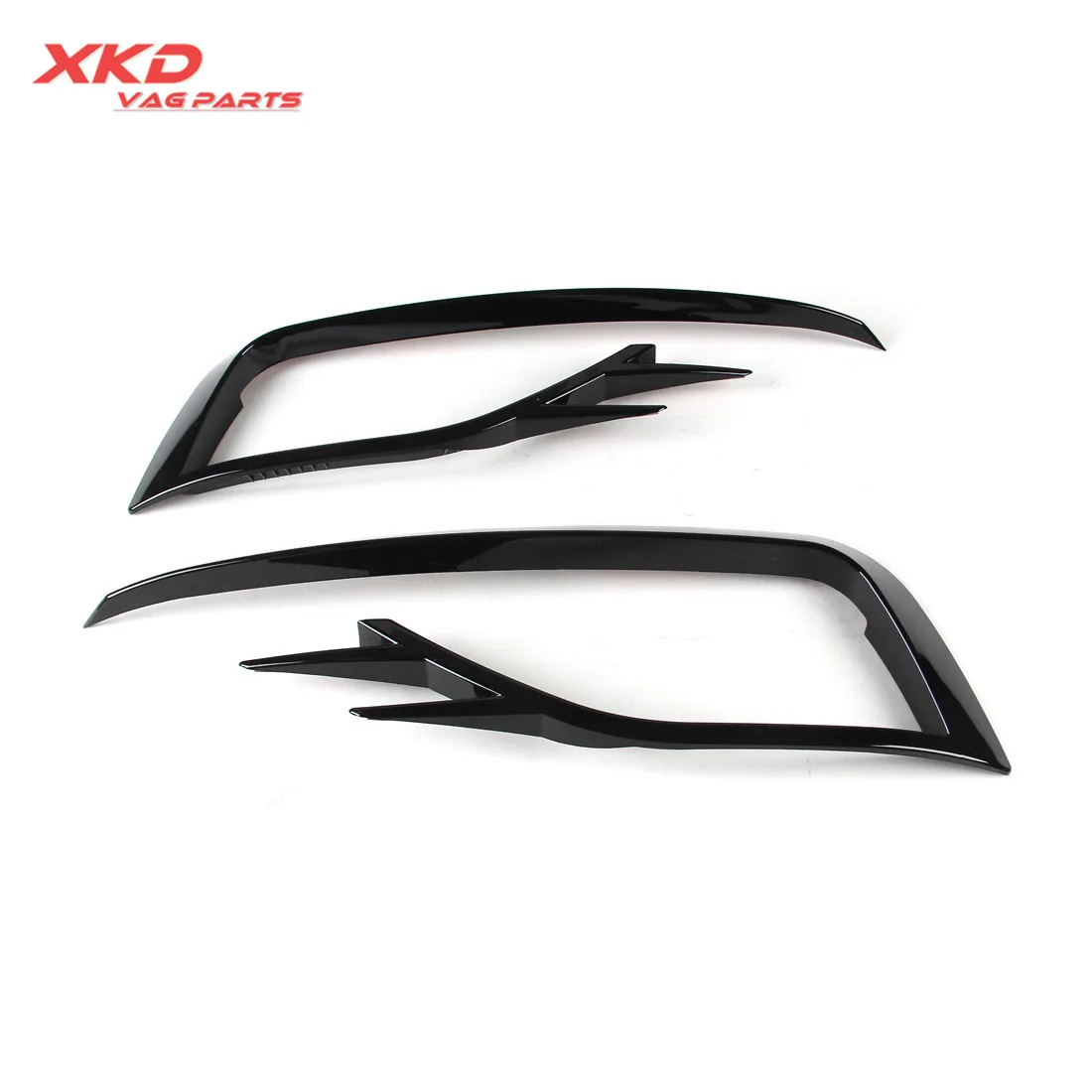 5G0853211H Black Front fog light Grille frame Bumper Grills kit ...