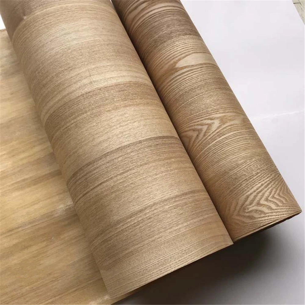 Natürliche Echte Holz Furnier mit nicht woven Gewebe Fraxinus Mandshurica Rupr. Manchurian ...
