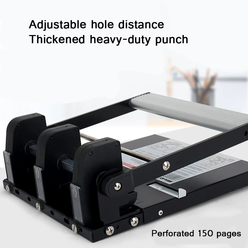 150 Pages Four-hole Adjustable Punching Machine Heavy Stationery Manual ...