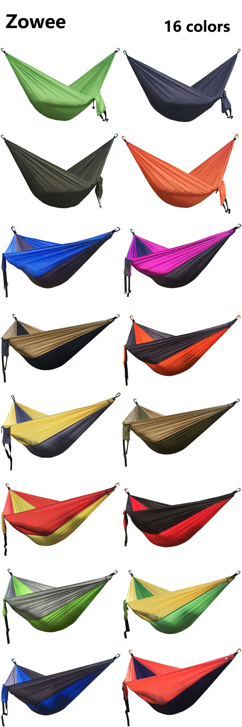 Mobilier de jardin,Hamac de Camping Parachute en Nylon,facile à ...