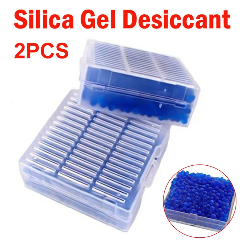2Pcs-hygroscopic-bead-dehumidifier-box-blue-reusable-silica-gel ...