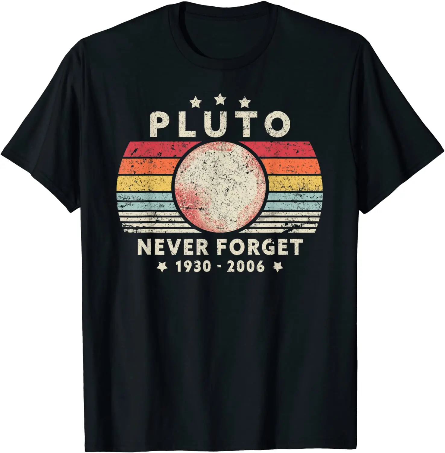 2023-T-Shirt-Men-Summer-Tops-Tees-Male-Never-Forget-Pluto-Retro-Style ...