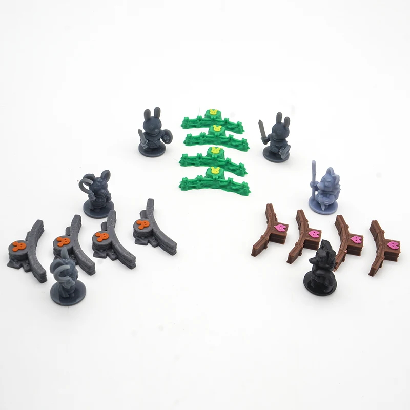 3d printable Root TRPG board game token mouse rat fox rabbit Faction ...