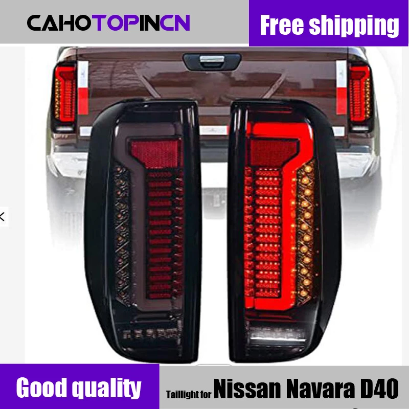 For Nissan Navara D40 Frontier 2005 -2015 Car styling LED Taillight Red ...