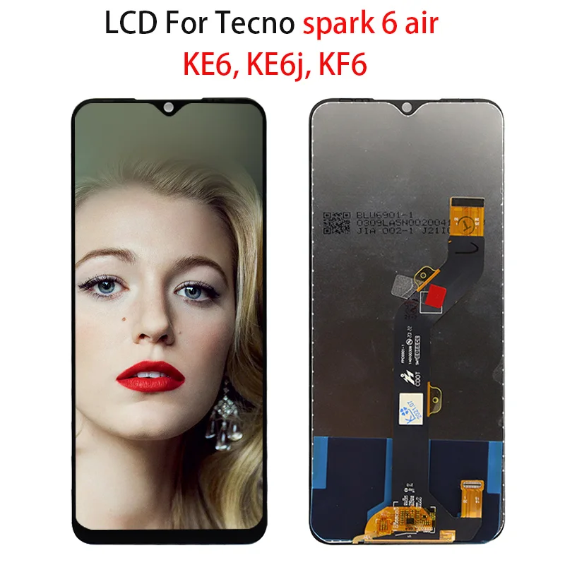 Novo 7.0 "lcd Para Tecno Faísca 6 Ar, Ke6, Ke6j, Kf6 Display Lcd ...