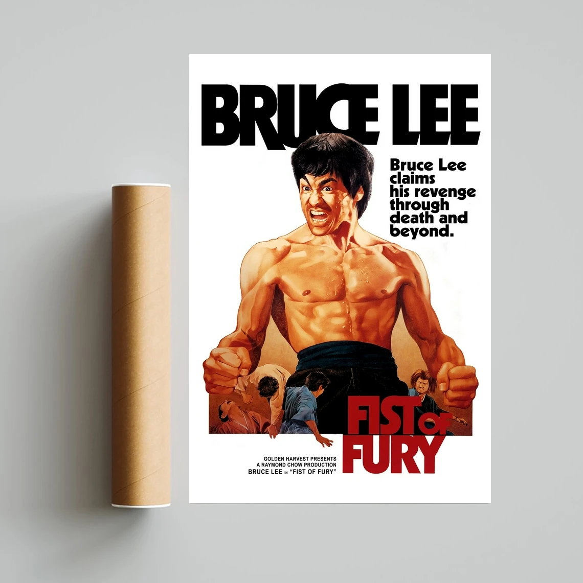 Bruce Lee Fist Of Fury Poster