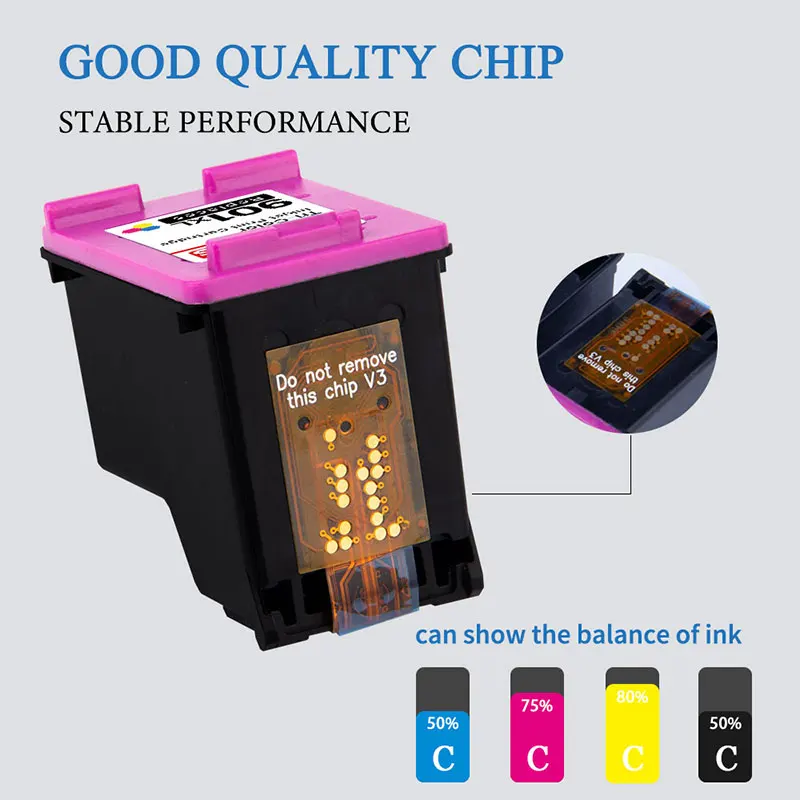 UniPlus 650XL Refill Ink Cartridge Replace for HP 650 hp650 Deskjet ...