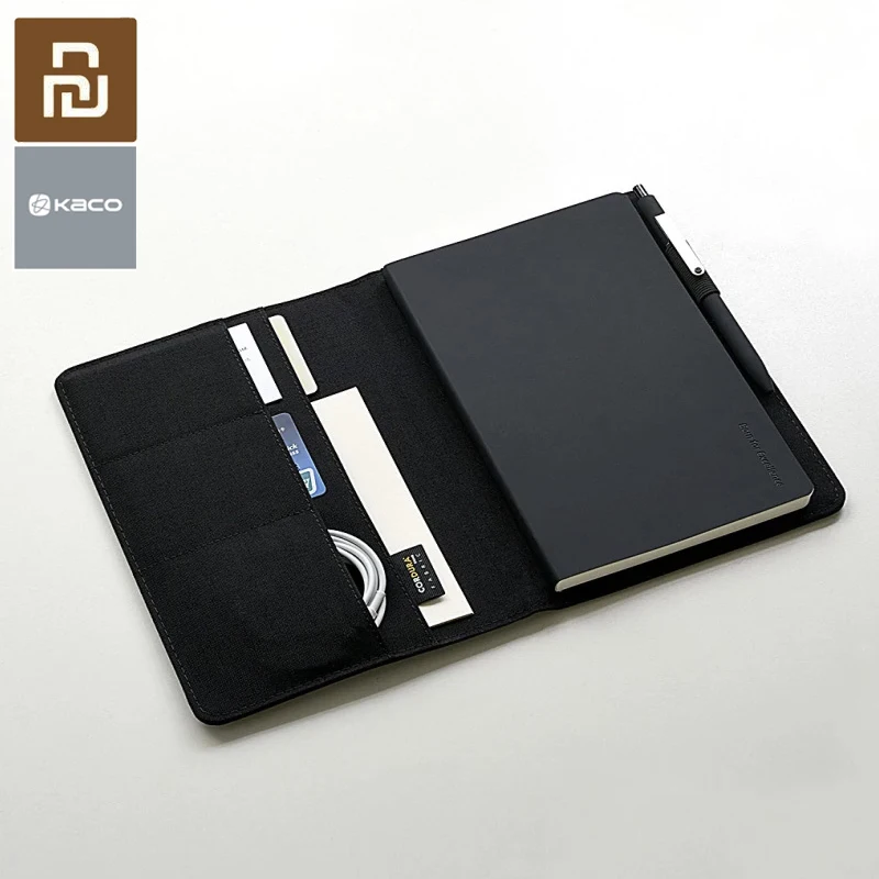 Youpin-Kaco-A5-NoteBook-Smart-Home-Noble-Paper-PU-Card-Slot-Wallet-Book ...