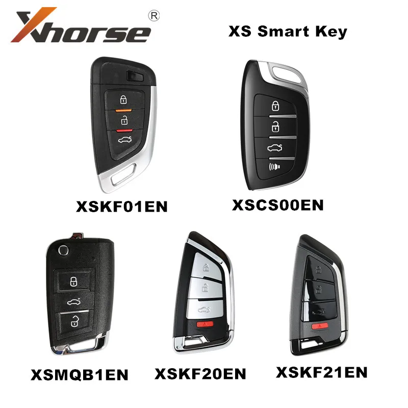 1pcs Xhorse Xskf01en Xscs00en Xsmqb1en Xskf20en Xskf21en Smart Key ...