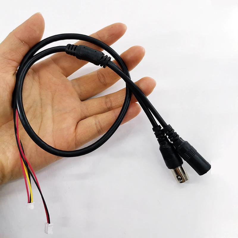 ahd camera cables with connectors of ahd module 1.25mm size 5core cable ...